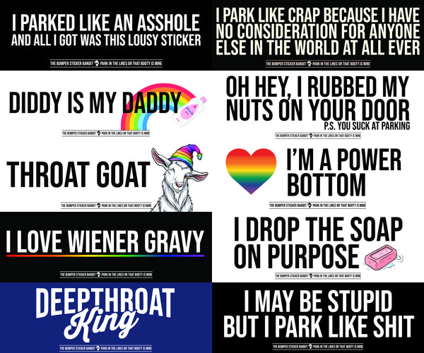 Variety Bundle – Bumper Sticker Bandit